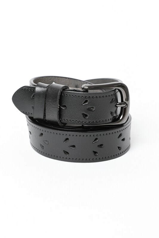 Leather Petal Punch Out Belt | The Alley