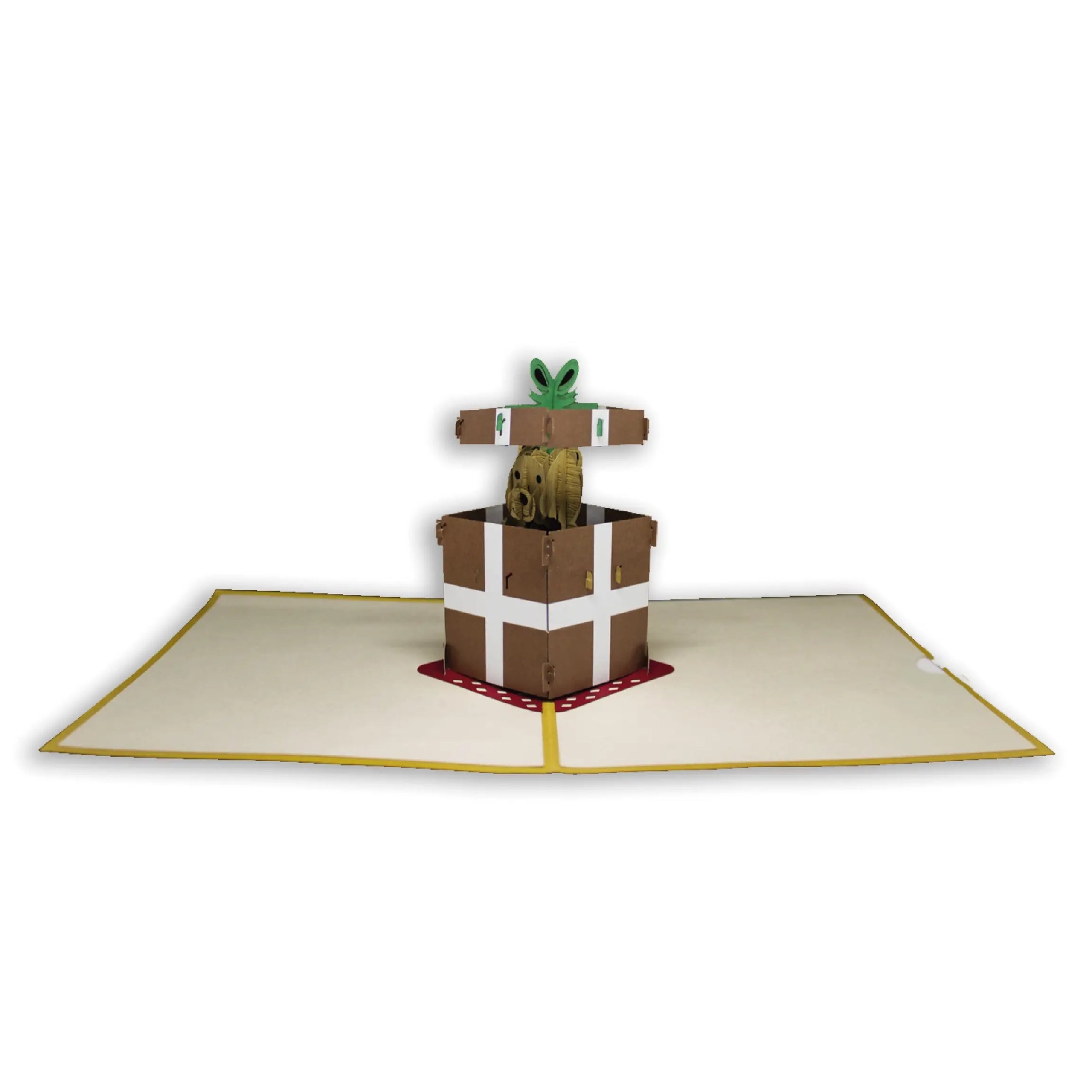 Teddy Bear Present Pop-Up Card | The Alley