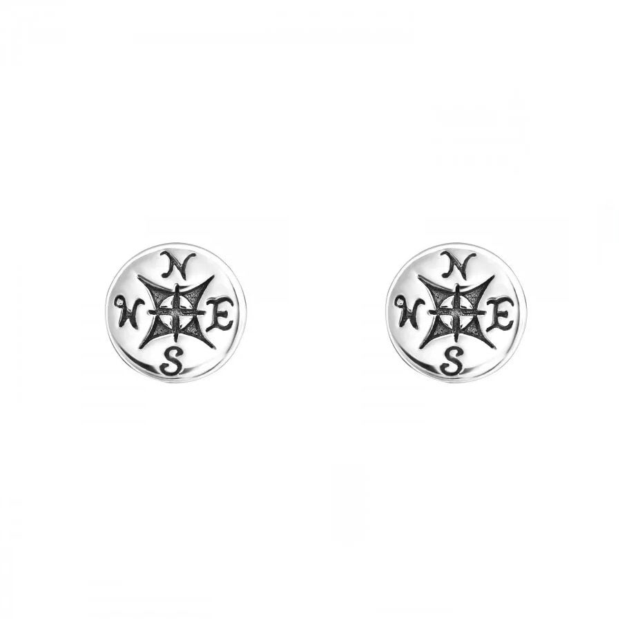Compass Stud Earrings | The Alley