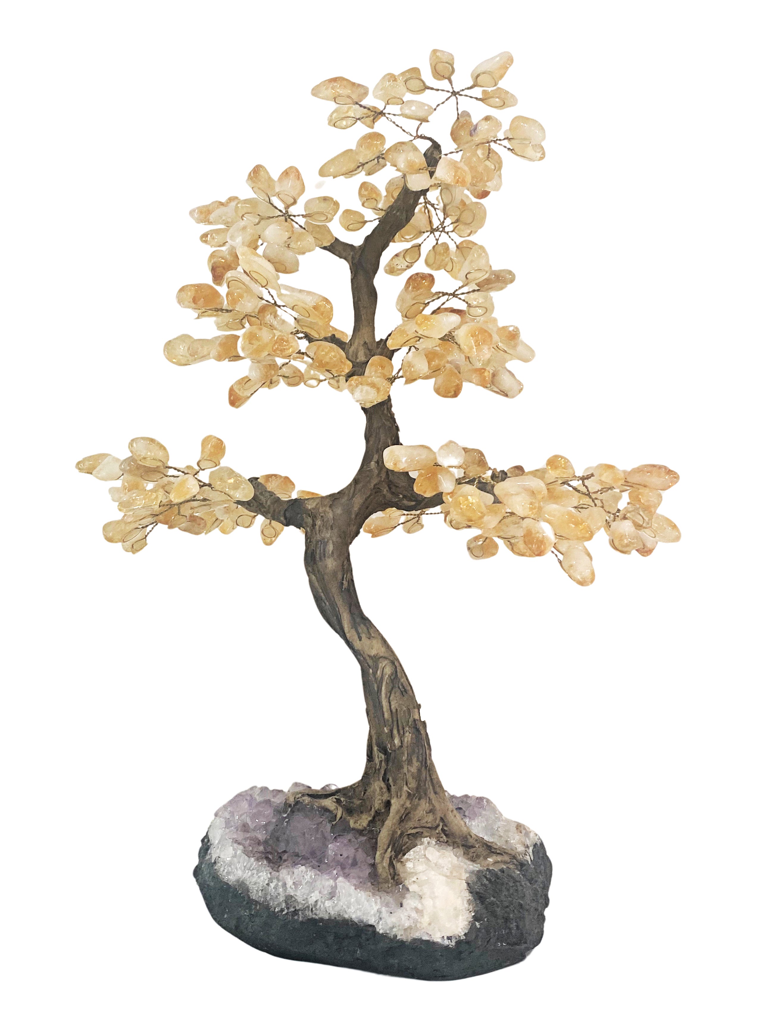 Large Bonsai Gemstone Tree on Amethyst | The Alley