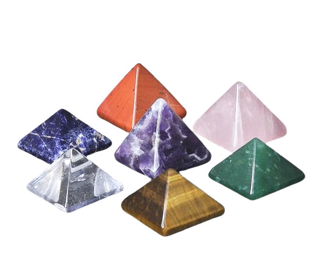 Natural Gemstone Pyramid | The Alley